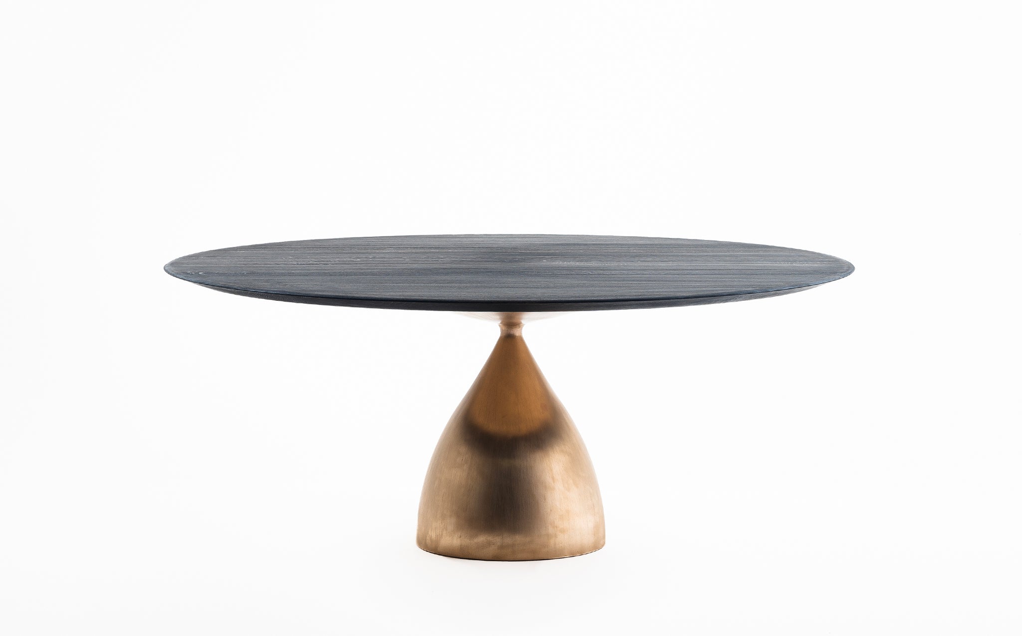 Drop casting bronze table